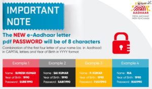 Password for Aadhaar Card Download with Aadhaar Number | Avinash
