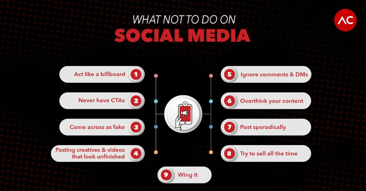 What Not To Do on Social Media | Avinash Chandra